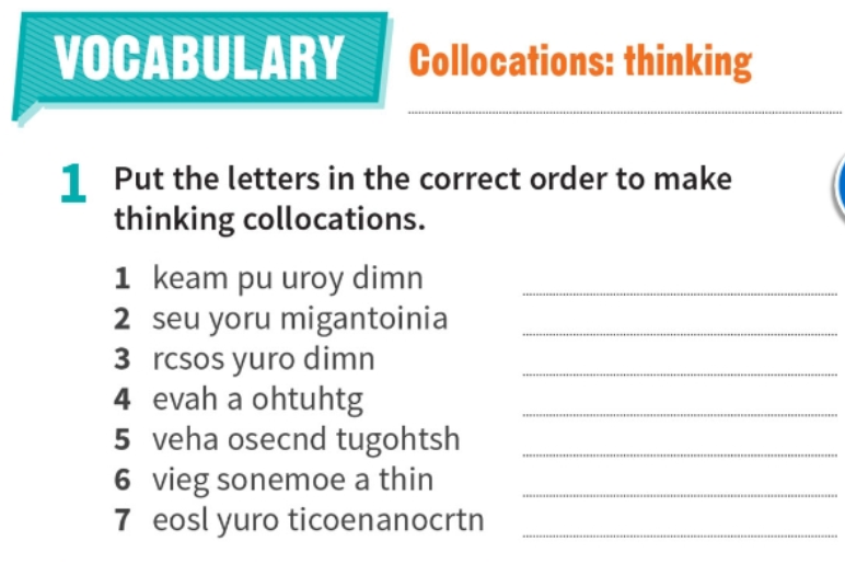 UNIT 20 VOCABULARY PAG 80. Interactive worksheet | TopWorksheets