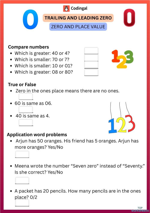 M_G01M07L18_WC02_Zero_as_a_Placeholder(Neutral)_2. Interactive worksheet | TopWorksheets
