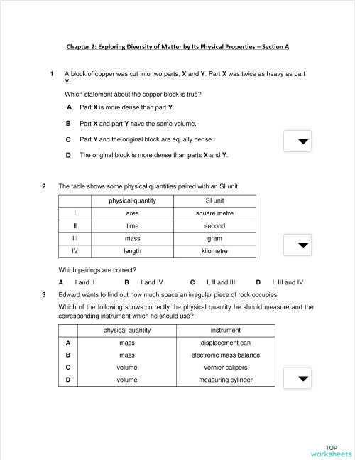Secondary school: interactive worksheets and online exercises ...