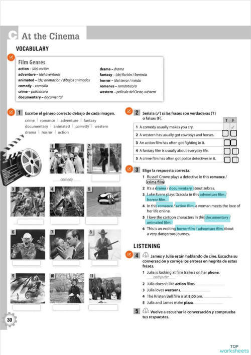 Module 2. Section C. Interactive worksheet | TopWorksheets