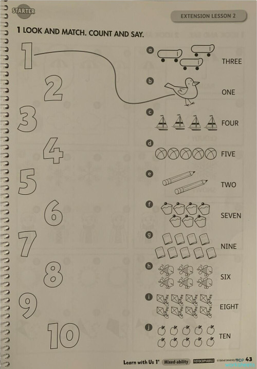 match numbers. Interactive worksheet | TopWorksheets