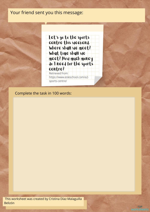 Sports writing. Interactive worksheet | TopWorksheets