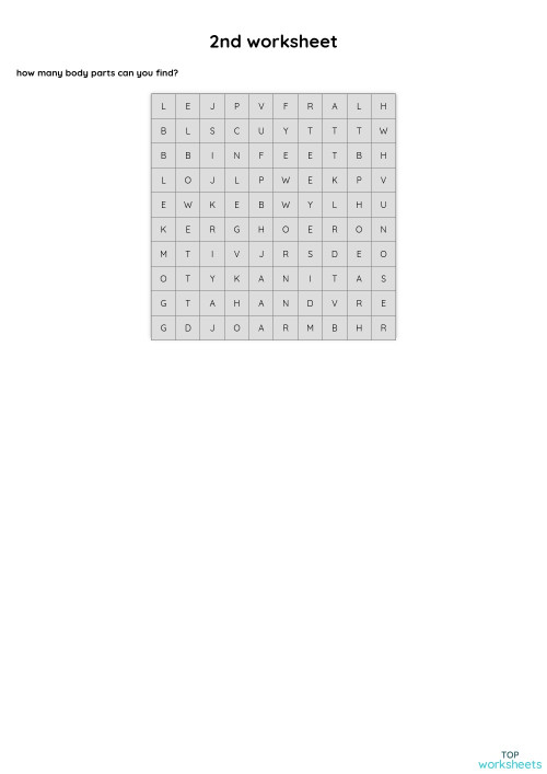 2nd worksheet. Interactive worksheet | TopWorksheets