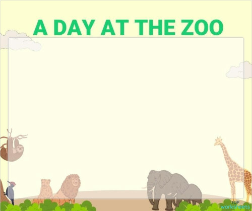 My Experience At The Zoo. Interactive worksheet | TopWorksheets