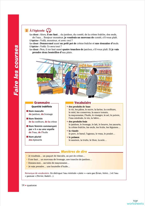 Article defini et Indefini exercice. Fiche interactive | TopWorksheets