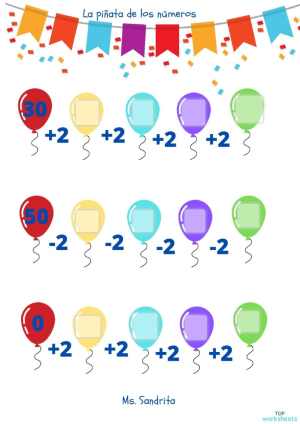 Conteo de 2 en 2. Ficha interactiva | TopWorksheets