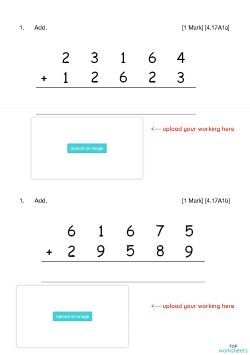 DT 4B Add and Subtract. Interactive worksheet | TopWorksheets