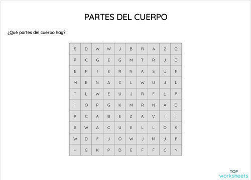 ACTIVIDAD 5. Ficha interactiva | TopWorksheets