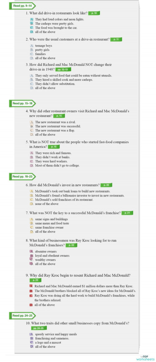 C2 Eagle Lesson 2 Perspective Exploration. Interactive worksheet ...