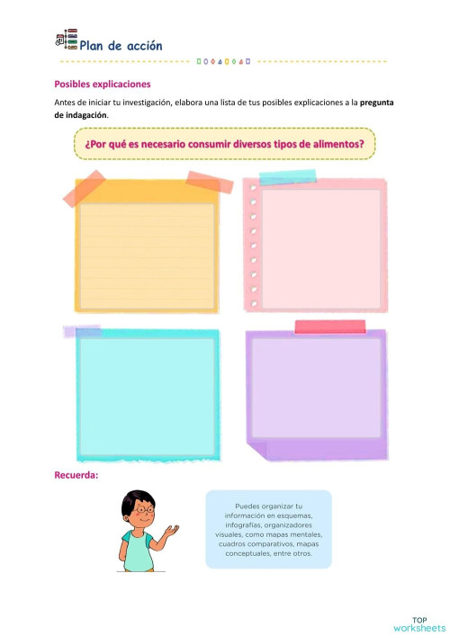 041c-EdA4-AA2-P1-Ciencia y Tecnología-Plan de acción. Ficha interactiva ...