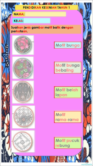 UNIT 4 BATIK. Interactive worksheet | TopWorksheets