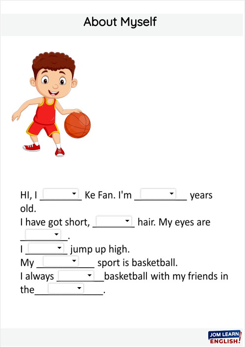 Get Smart 3 - Unit 1 - Writing Task - About Myself. Interactive ...