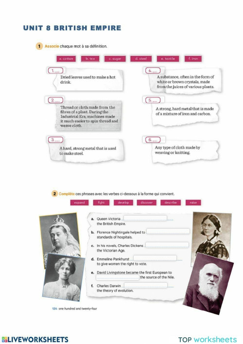 British empire page 11. Interactive worksheet | TopWorksheets