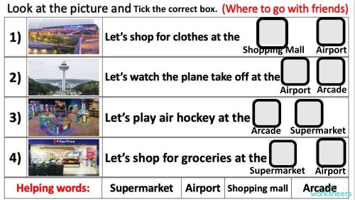 Outing in Singapore. Interactive worksheet | TopWorksheets