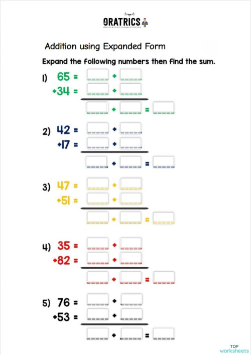 Number Line TT. Interactive worksheet | TopWorksheets