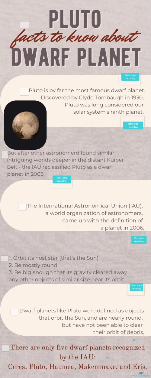 Listening_&_Speaking_Pluto_The_Universe_6oA. Interactive worksheet ...