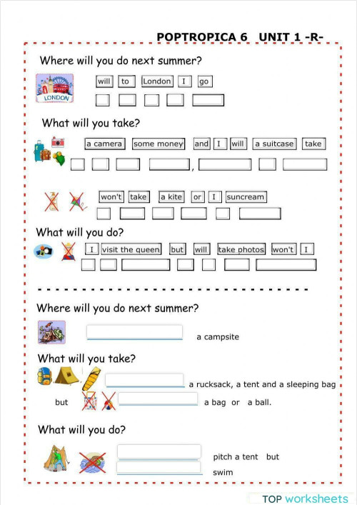 Future. Interactive worksheet | TopWorksheets