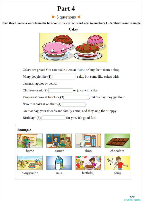 SKILLS BUILDER FOR YOUNG LEARNERS STARTERS 1 UNIT 2 Reading & Writing ...