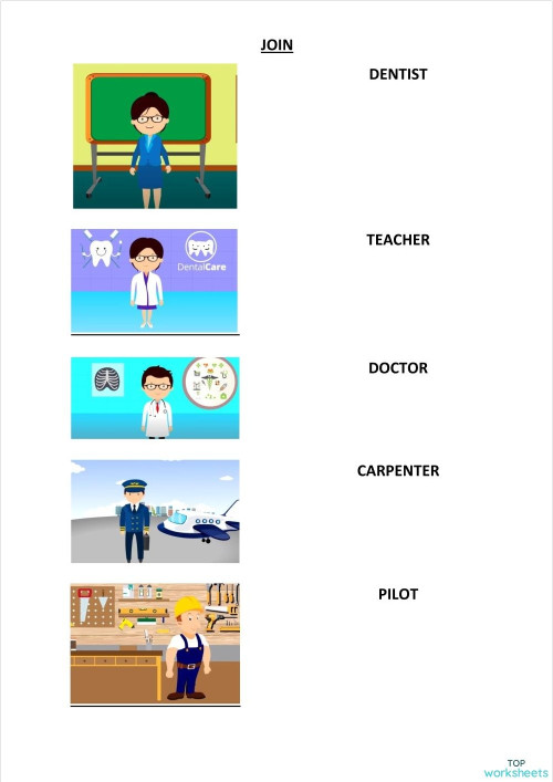 occupations1. Interactive worksheet | TopWorksheets
