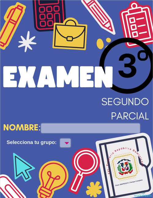 Examen De Prueba Para Tercer Grado Ficha Interactiva Topworksheets 8032