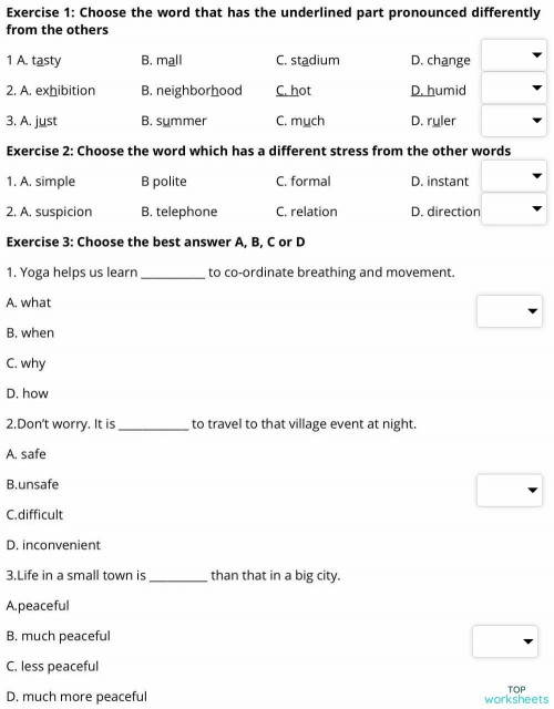 english 8 semester 1 mock test 3. Interactive worksheet | TopWorksheets