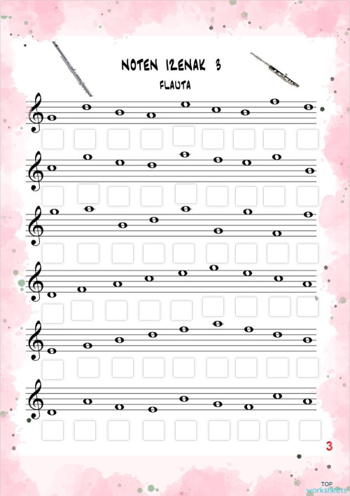 3. Maila FLAUTA 3. Interactive worksheet | TopWorksheets