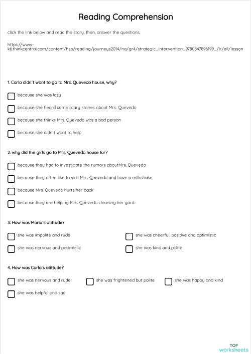 Reading: Run, Terry, run. Interactive worksheet | TopWorksheets