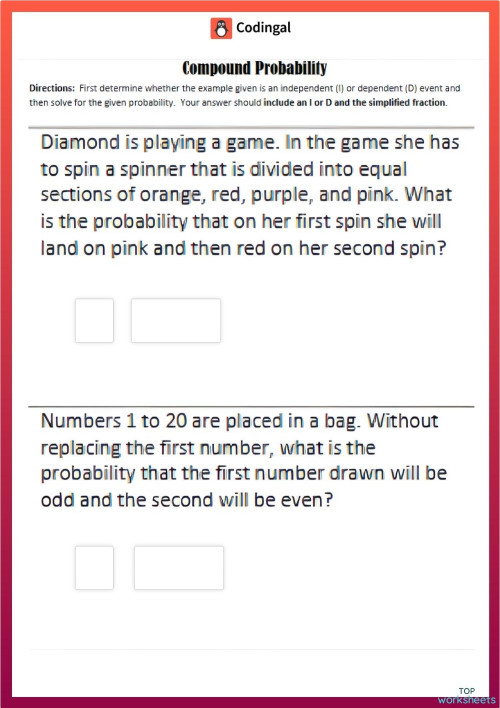 M_G06M15L71_WC02_Probability_of_Simple_Events_2. Interactive worksheet ...