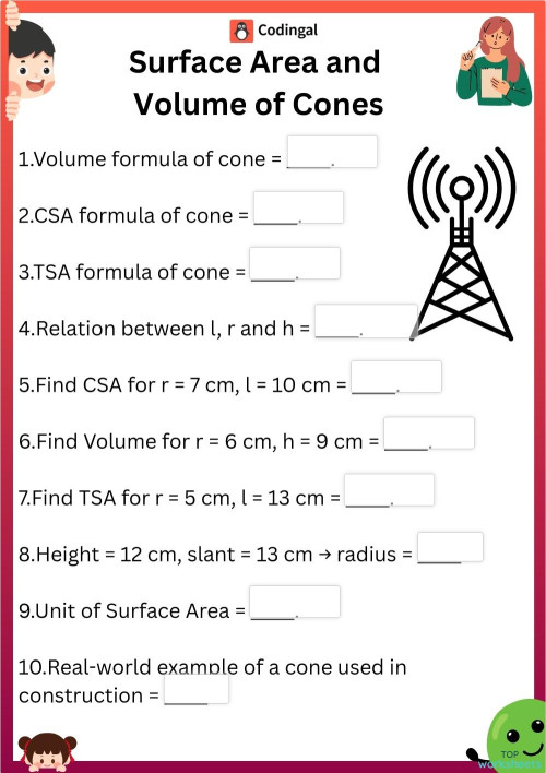 M_G08M20L60_WE02_Surface Area and Volume of Cones. Interactive ...