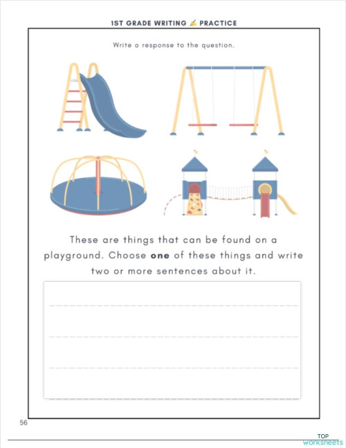 First Grade ELPA Writing Practice 3. Interactive worksheet | TopWorksheets