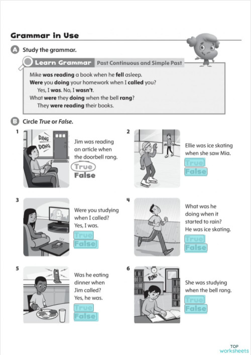 Grammar: interactive worksheets and online exercises | TopWorksheets