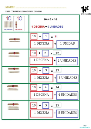 Millares, centenas, decenas y unidades: fichas interactivas y ...