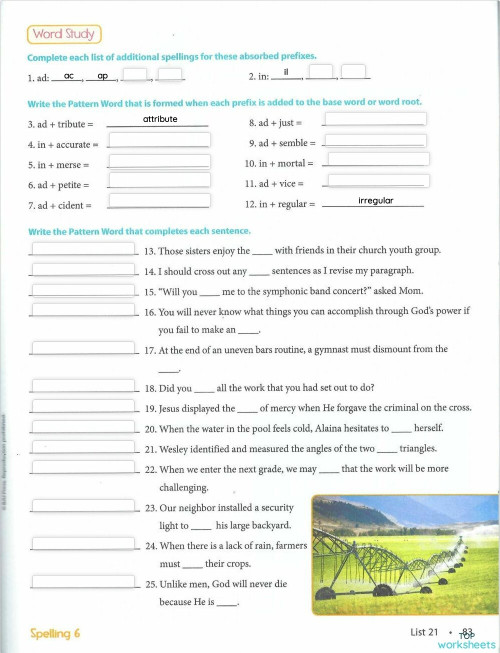 Spelling: interactive worksheets and online exercises | TopWorksheets