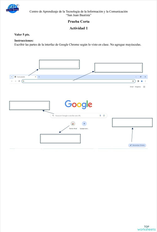 el Internet: fichas interactivas y ejercicios online | TopWorksheets