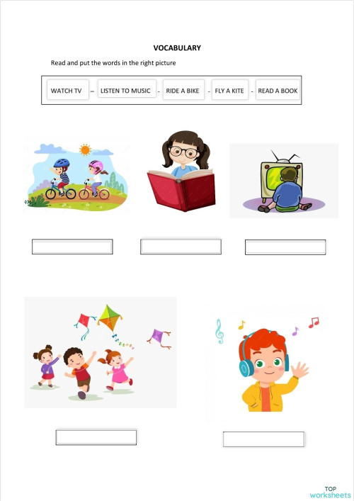 Vocabulary 2 Interactive Worksheet Topworksheets