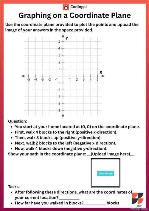 M_G05M20L57_WA02_Graphing_on_a_Coordinate_Plane_4. Interactive worksheet | TopWorksheets