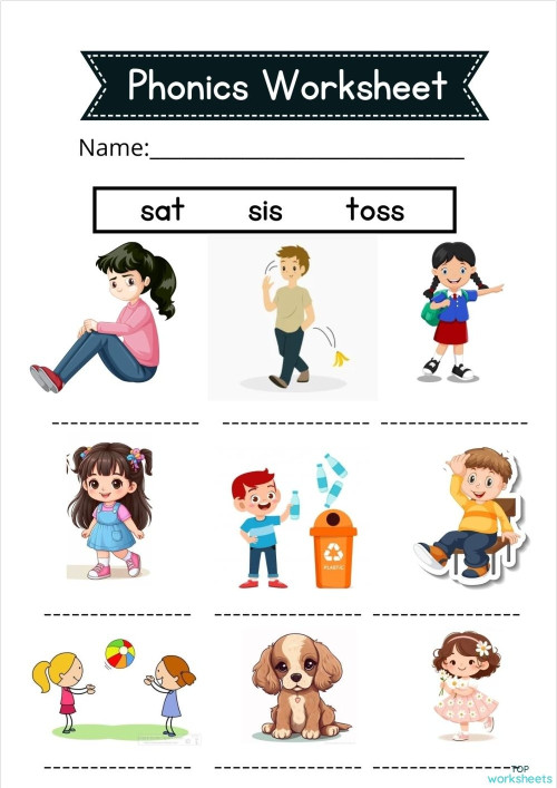 phonics GHI-JKL. Interactive worksheet | TopWorksheets