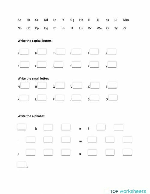 Alphabet Capital And Small Letters Interactive Worksheet TopWorksheets alphabet-capital-and-small-letters-interactive-worksheet-topworksheets