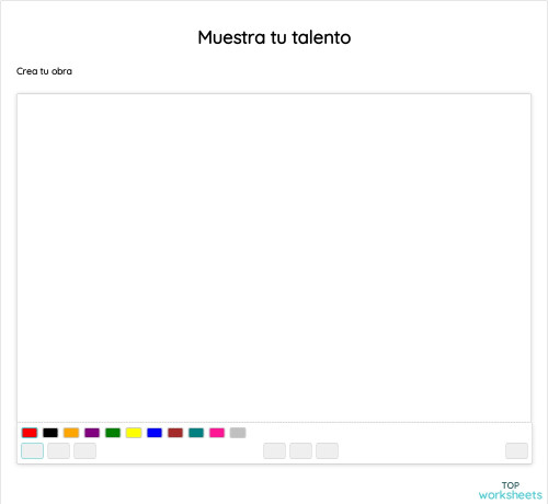 Muestra tu talento. Ficha interactiva | TopWorksheets
