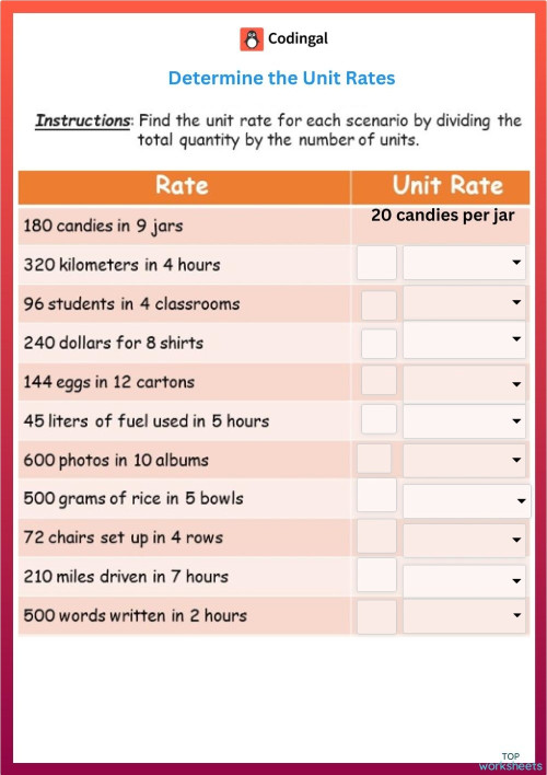 M_G06M06L24_WA02_Understanding Unit Rates. Interactive worksheet ...