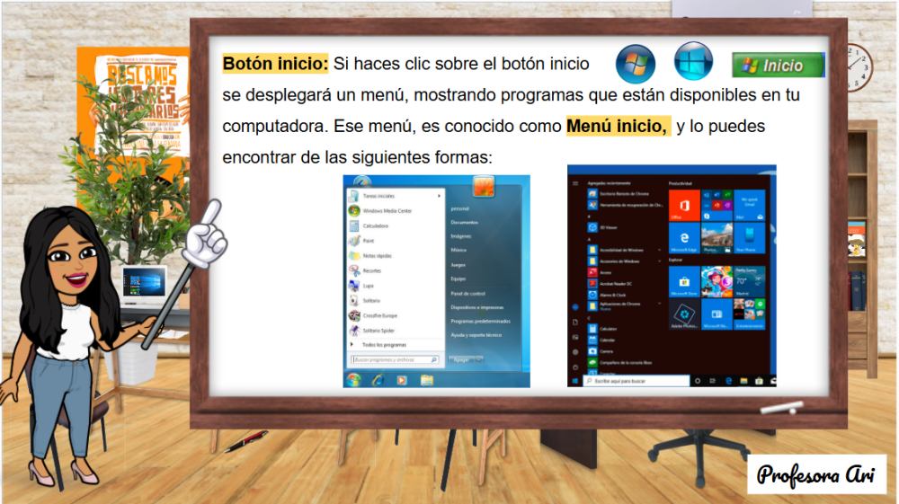 Escritorio de windows elementos. Ficha interactiva | TopWorksheets