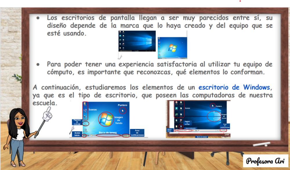 Escritorio de windows elementos. Ficha interactiva | TopWorksheets