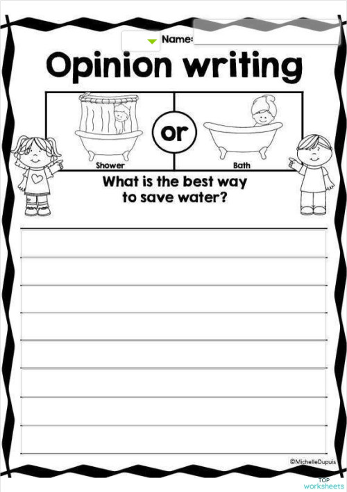 Writing Test. Interactive worksheet | TopWorksheets