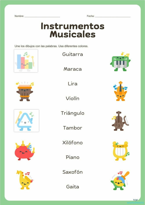 ¿Quién va con quién?. Ficha interactiva | TopWorksheets