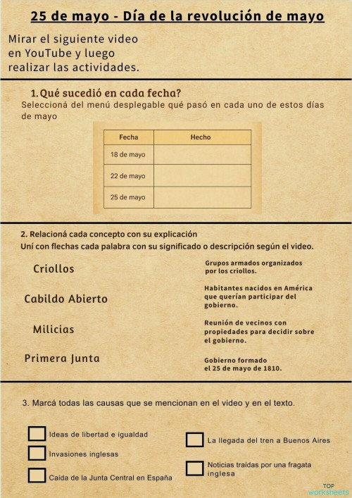 Guía "Cristóbal Colón". Ficha interactiva | TopWorksheets