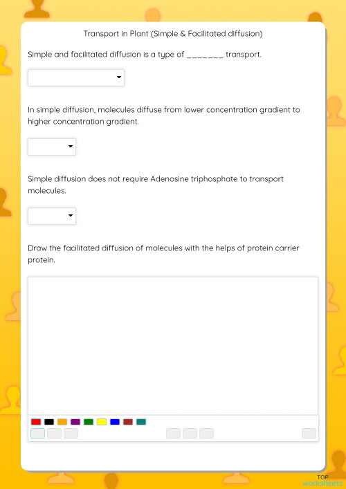 Transport in Plant (Simple & Facilitated diffusion). Interactive ...