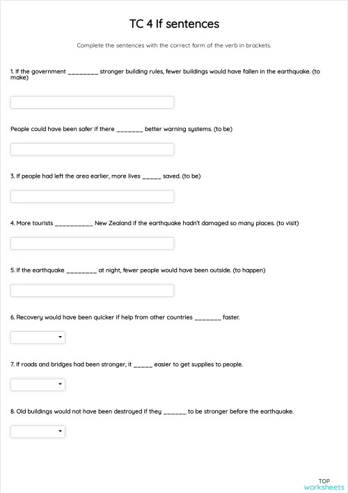 Conjunctions1. Interactive worksheet | TopWorksheets