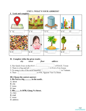 5a2 HOMEWORK UNIT 1 LESSON 1 P1. Interactive worksheet | TopWorksheets
