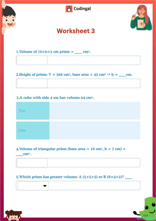 M_G07M16L57_WA01_Volume_of_Prisms_. Interactive worksheet | TopWorksheets