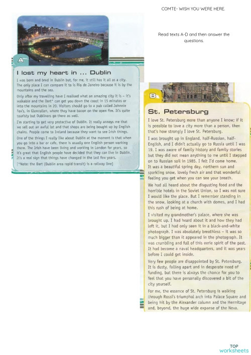 The Magician's Nephew Chapter 1. Interactive worksheet | TopWorksheets